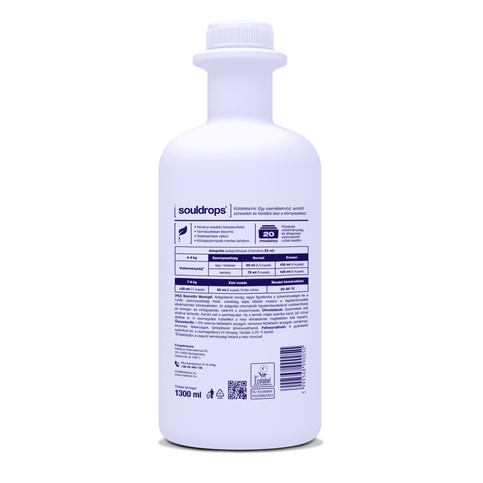 Souldrops Cloud Drops Sensitive Washing Gel (3250ml) - Souldrops ...